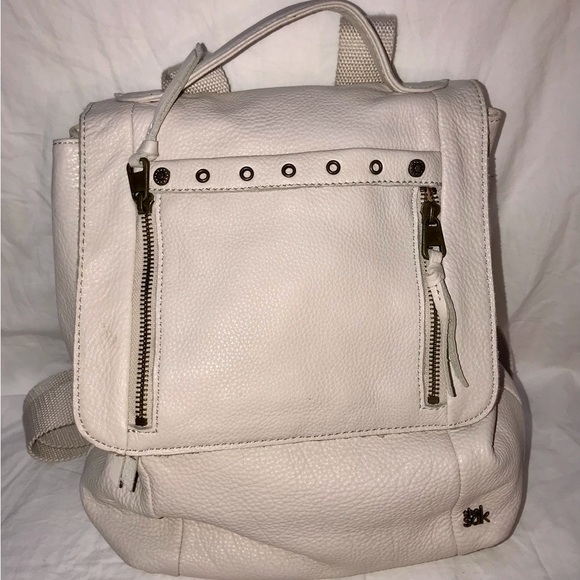 The Sak | Bags | The Sak Cream Leather Backpack | Poshmark